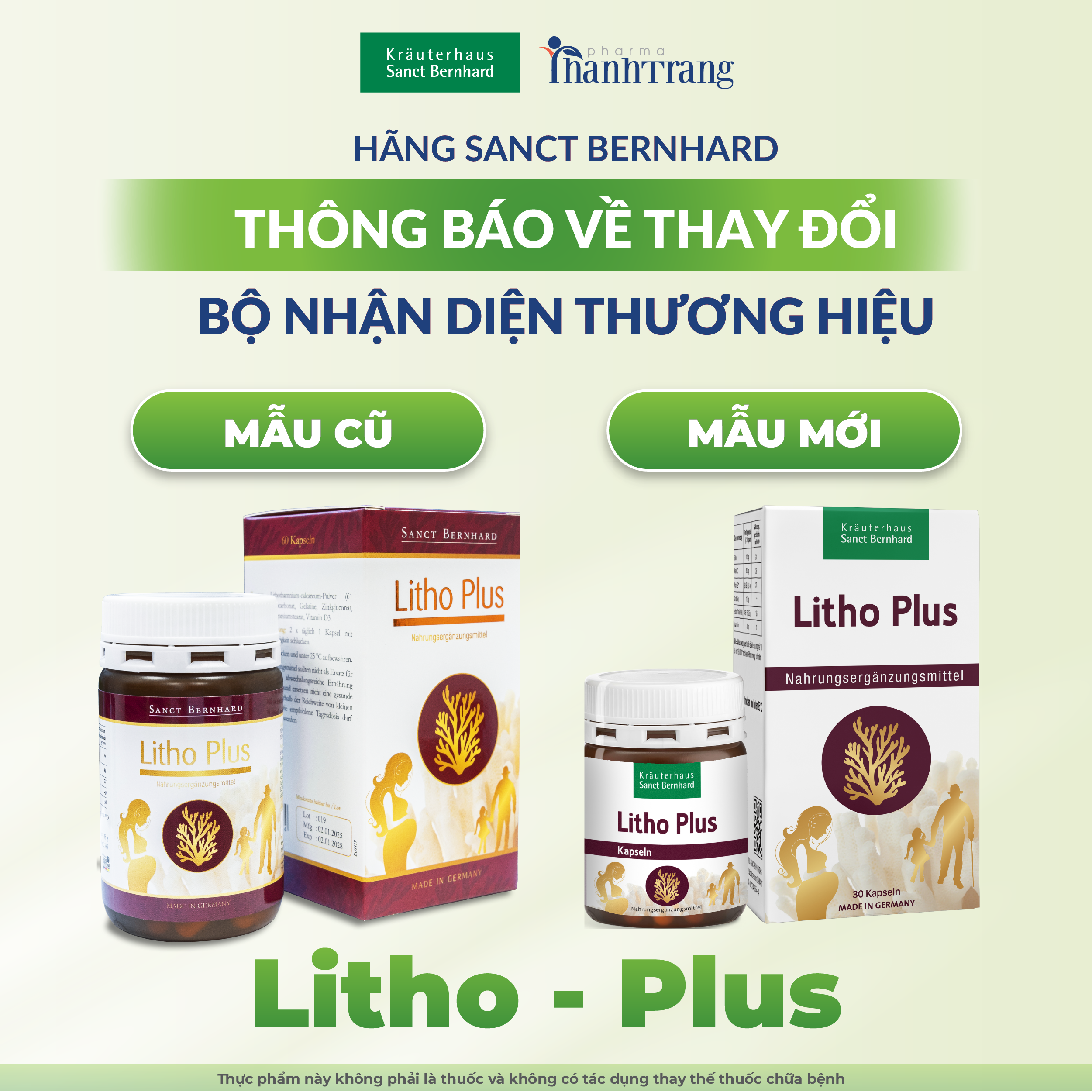 VIÊN UỐNG BỔ SUNG CANXI LITHO PLUS - SanctBernhard Việt Nam - Sức Khỏe ...